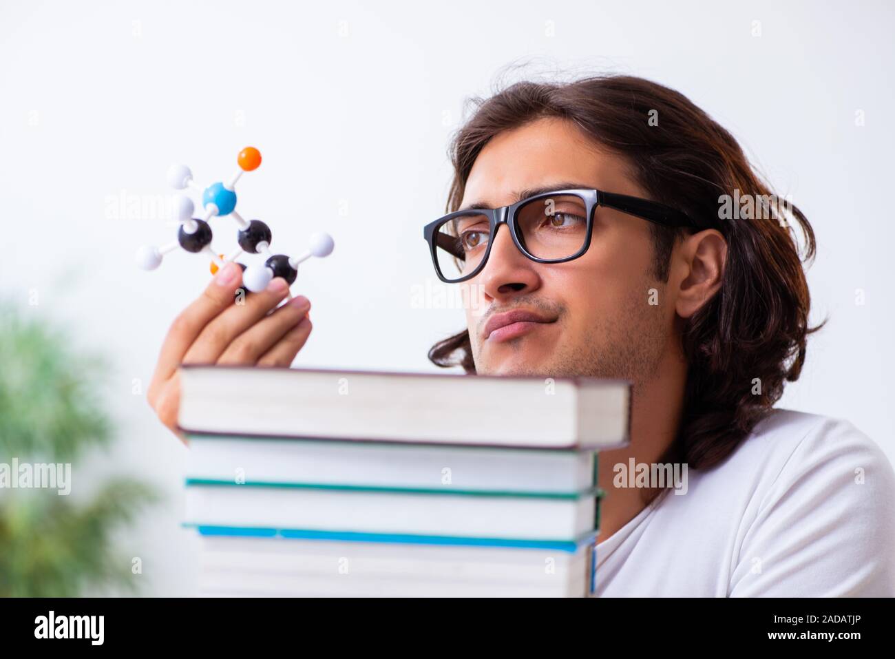 Male student model molecule hi-res stock photography and images - Alamy