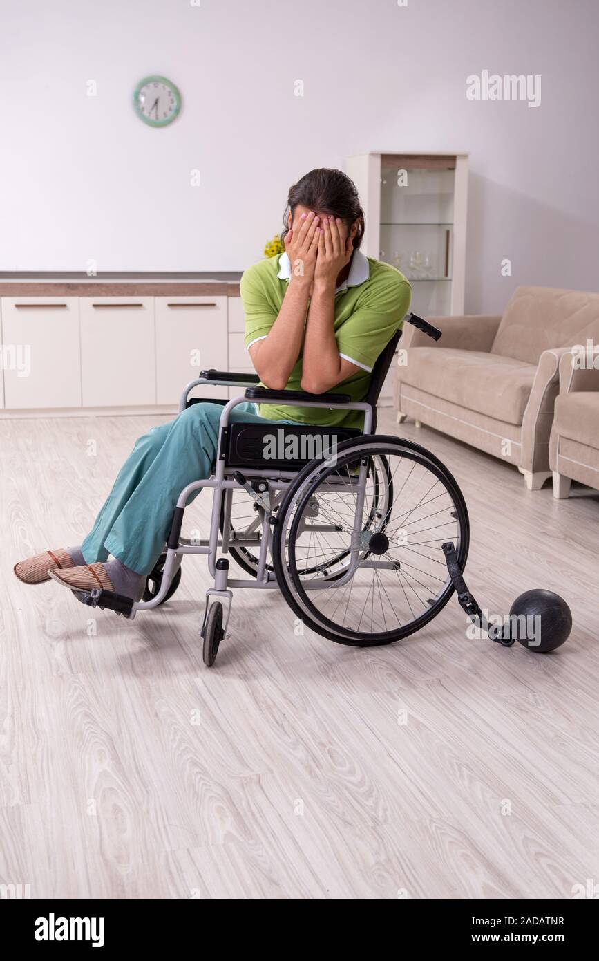 Restrained wheelchair hi-res stock photography and images - Alamy
