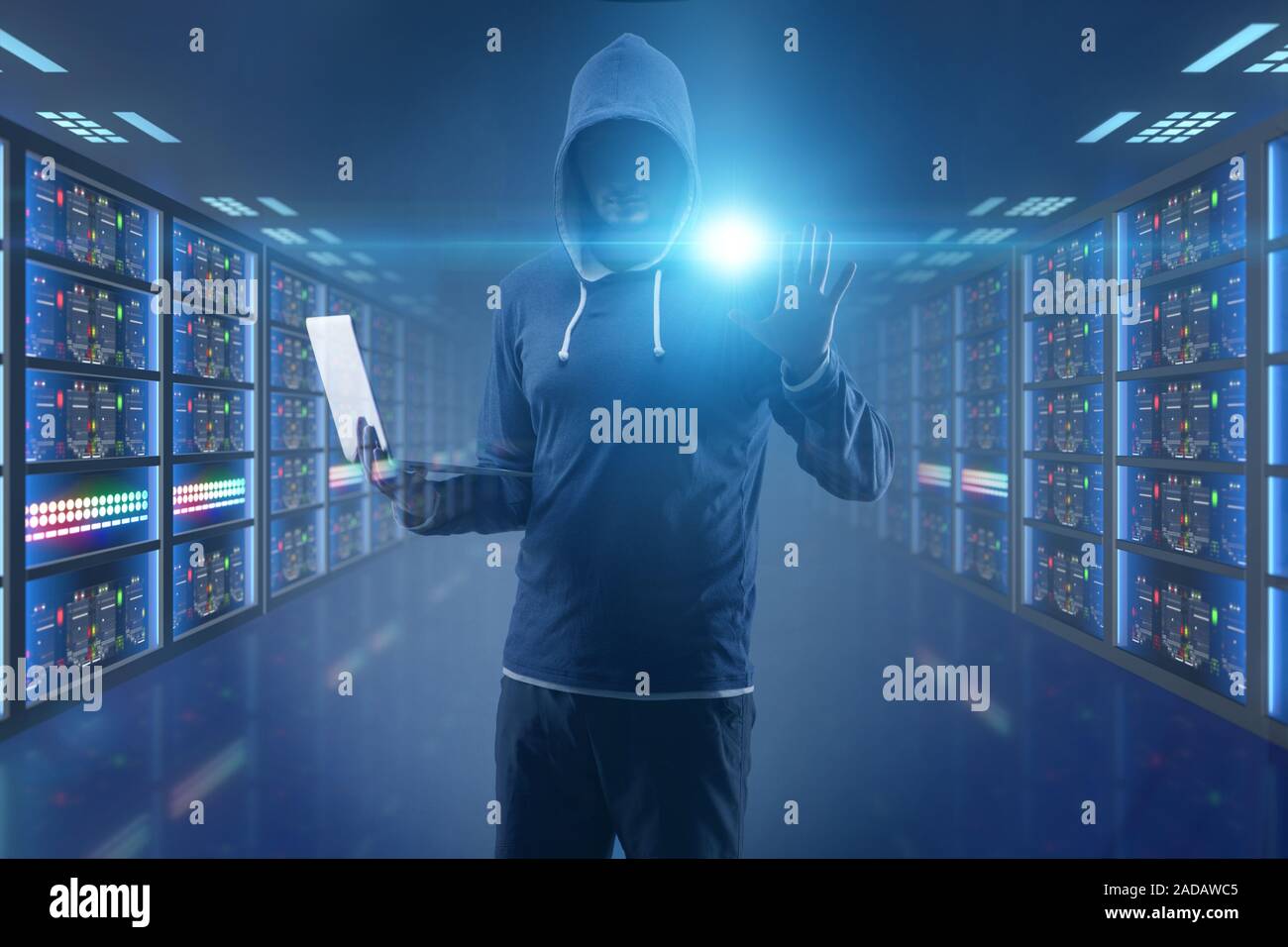 Hacker in digital security concept hi-res stock photography and images ...