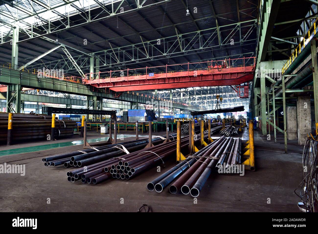 Large steel processing plant Stock Photo - Alamy