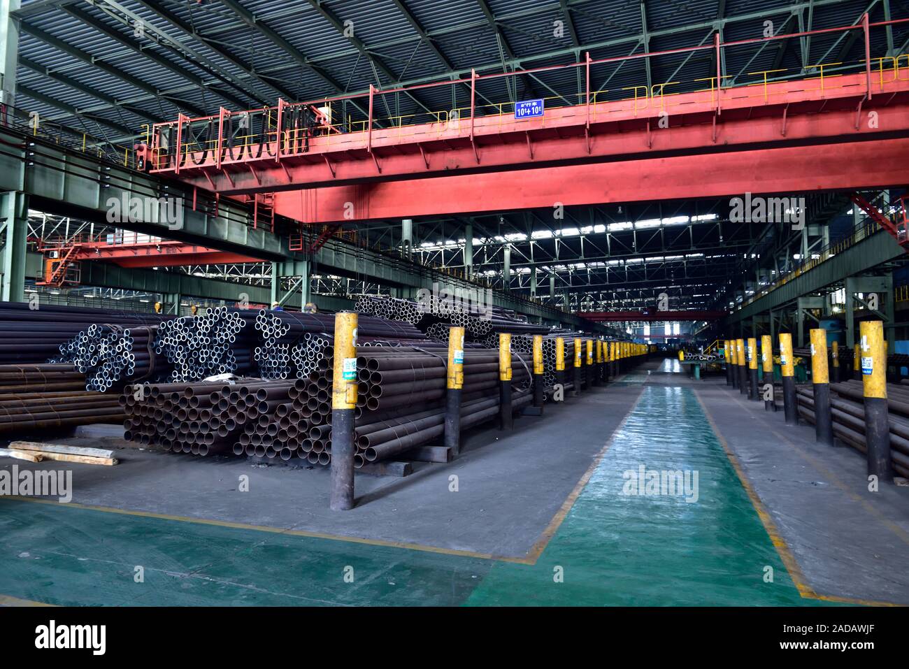 Large steel processing plant Stock Photo - Alamy