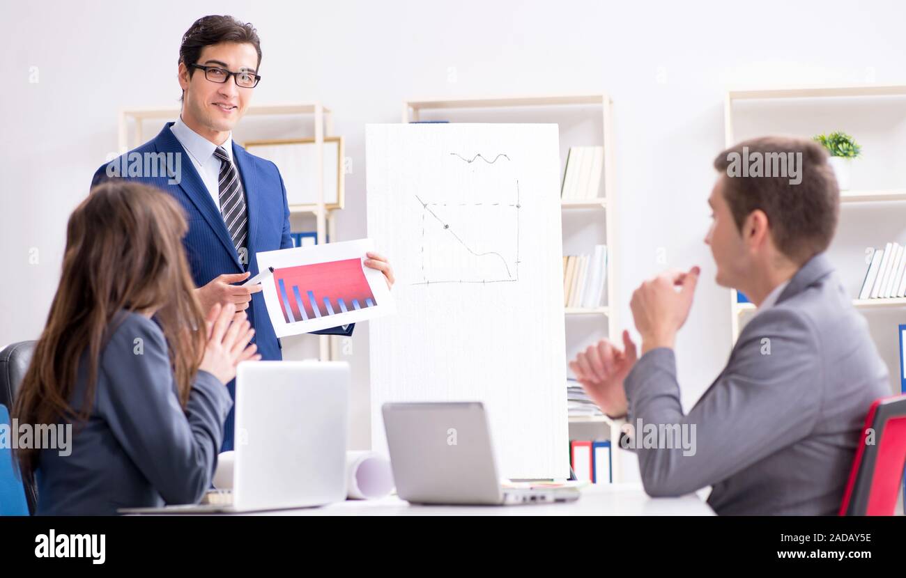 Business meeting with employees in the office Stock Photo - Alamy