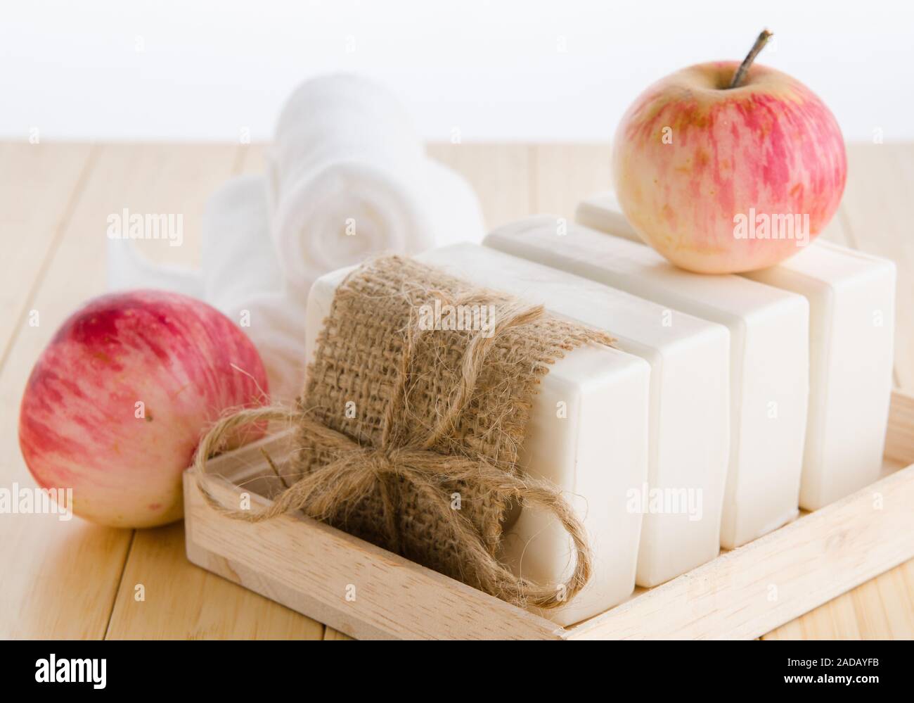 Healthy lifestyle concept with aromatic soaps Stock Photo - Alamy