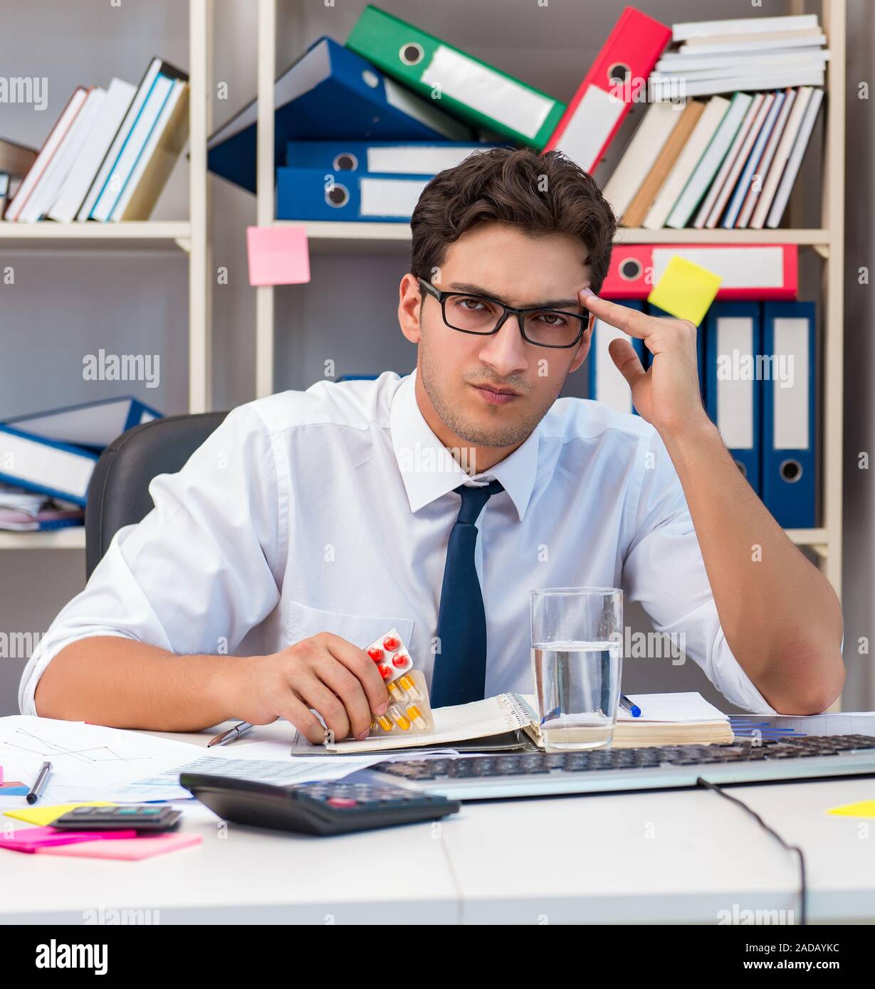 Busy frustrated Businessman angry in the office Stock Photo - Alamy