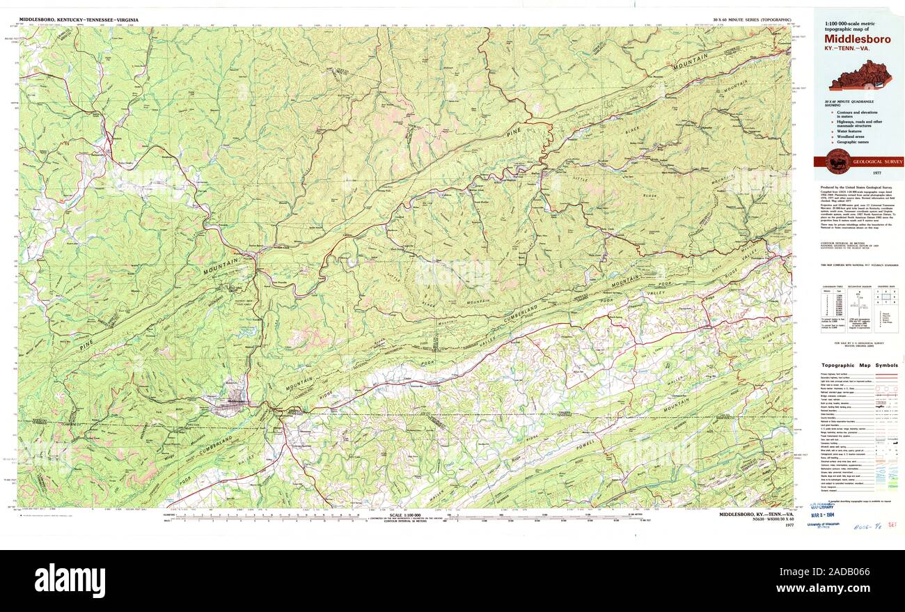 Map tennessee ky Cut Out Stock Images & Pictures - Alamy