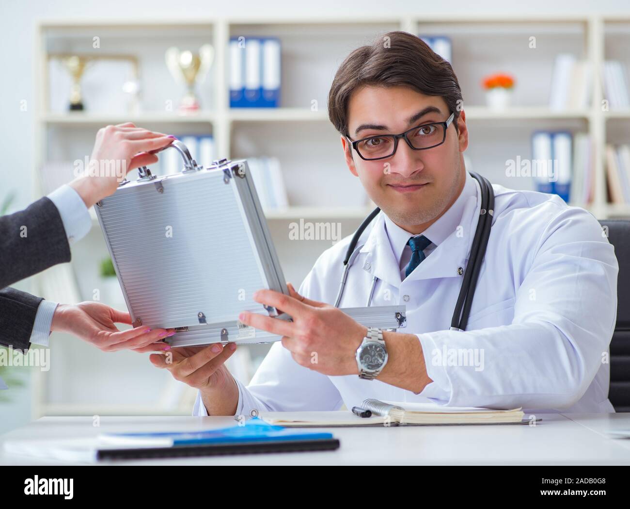 Corrupted medical doctor hi-res stock photography and images - Alamy