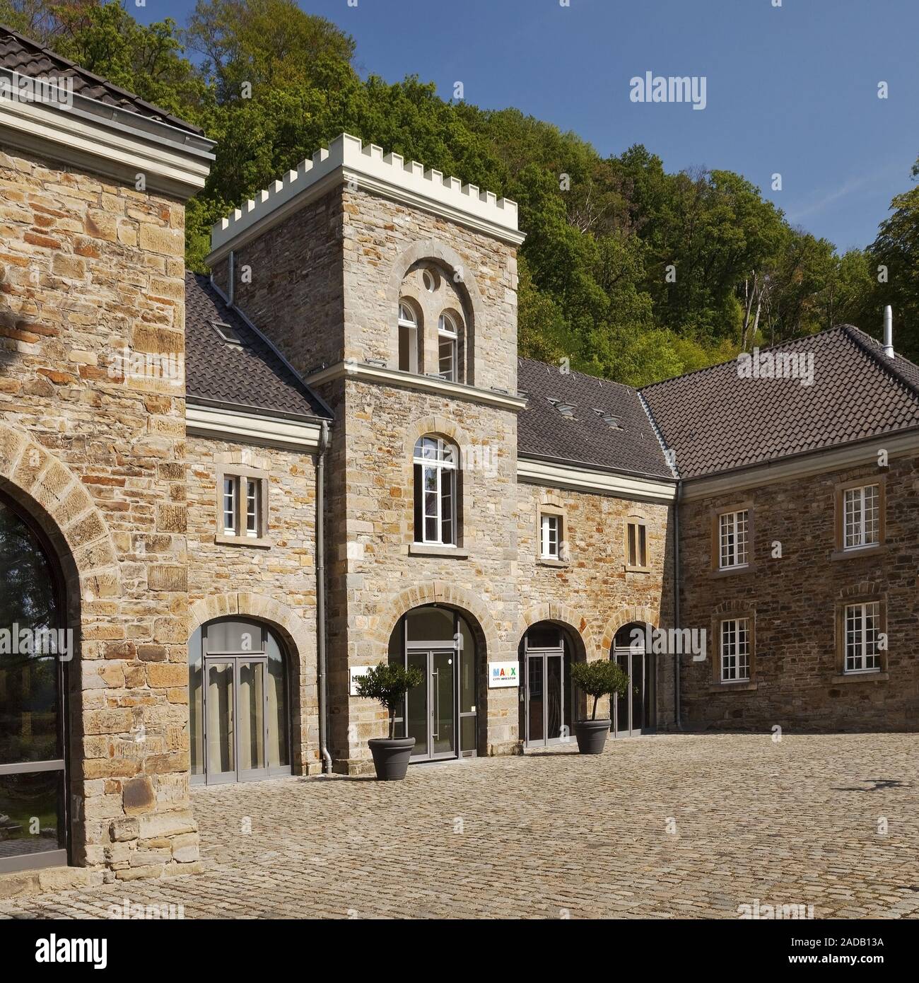 carriage house of Baldeney castle, Essen, Ruhr area, North Rhine ...
