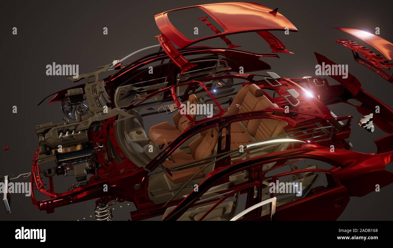 Disassembled Car Parts High Resolution Stock Photography and Images - Alamy