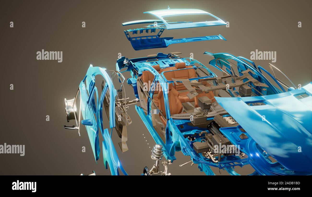 Disassembled Car Parts High Resolution Stock Photography and Images - Alamy