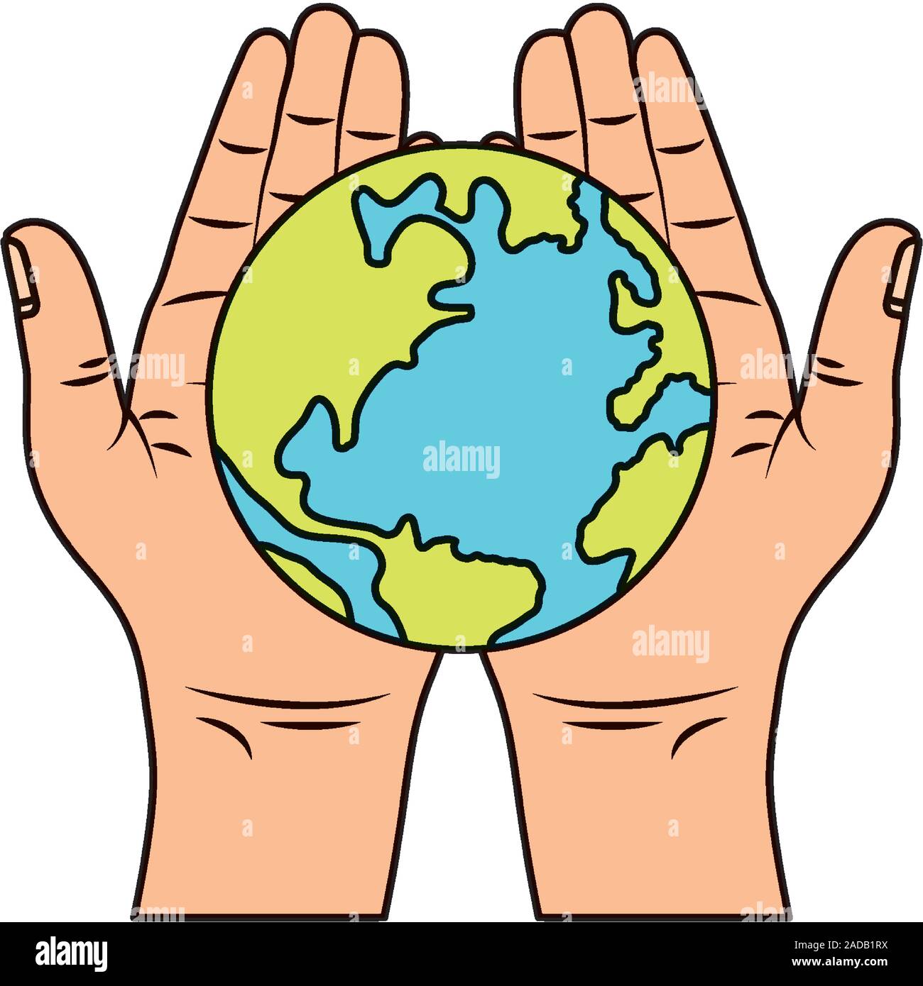 hands lifting world planet earth Stock Vector Image & Art - Alamy