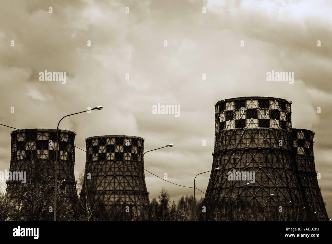 Thermal power plant, which not only produces electricity, but also is a ...