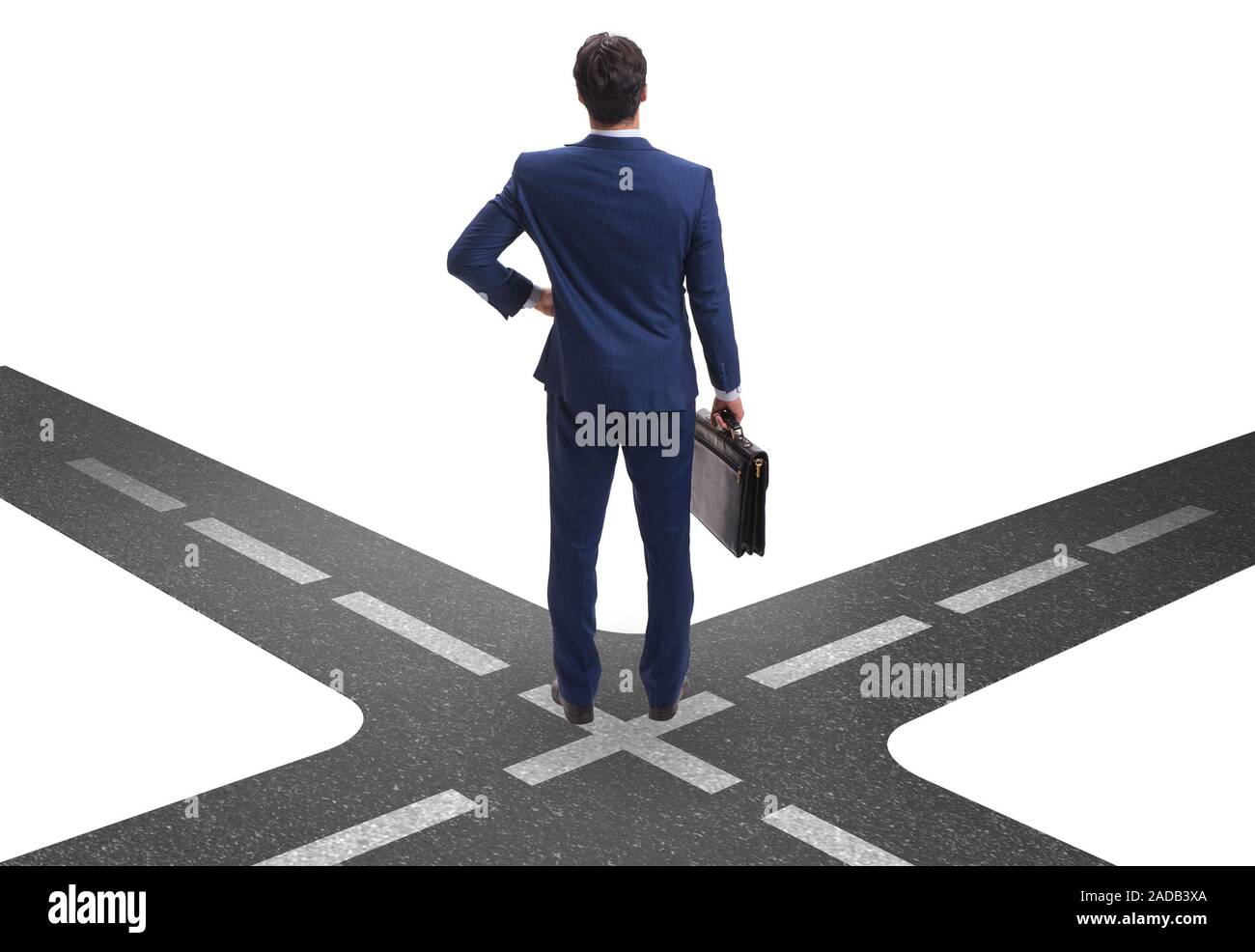 Crossroads decision young hi-res stock photography and images - Alamy
