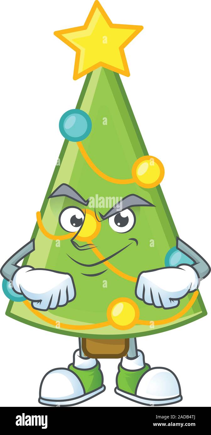 Blue christmas tree artificial Stock Vector Images - Alamy