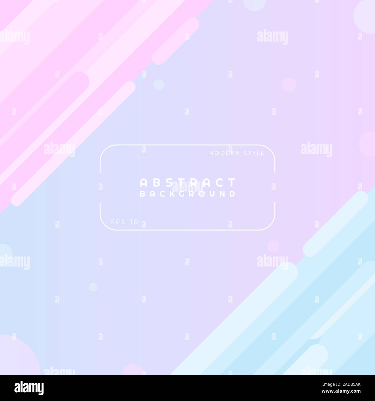 Abstract modern art background design colorful pastel geometric circle ...