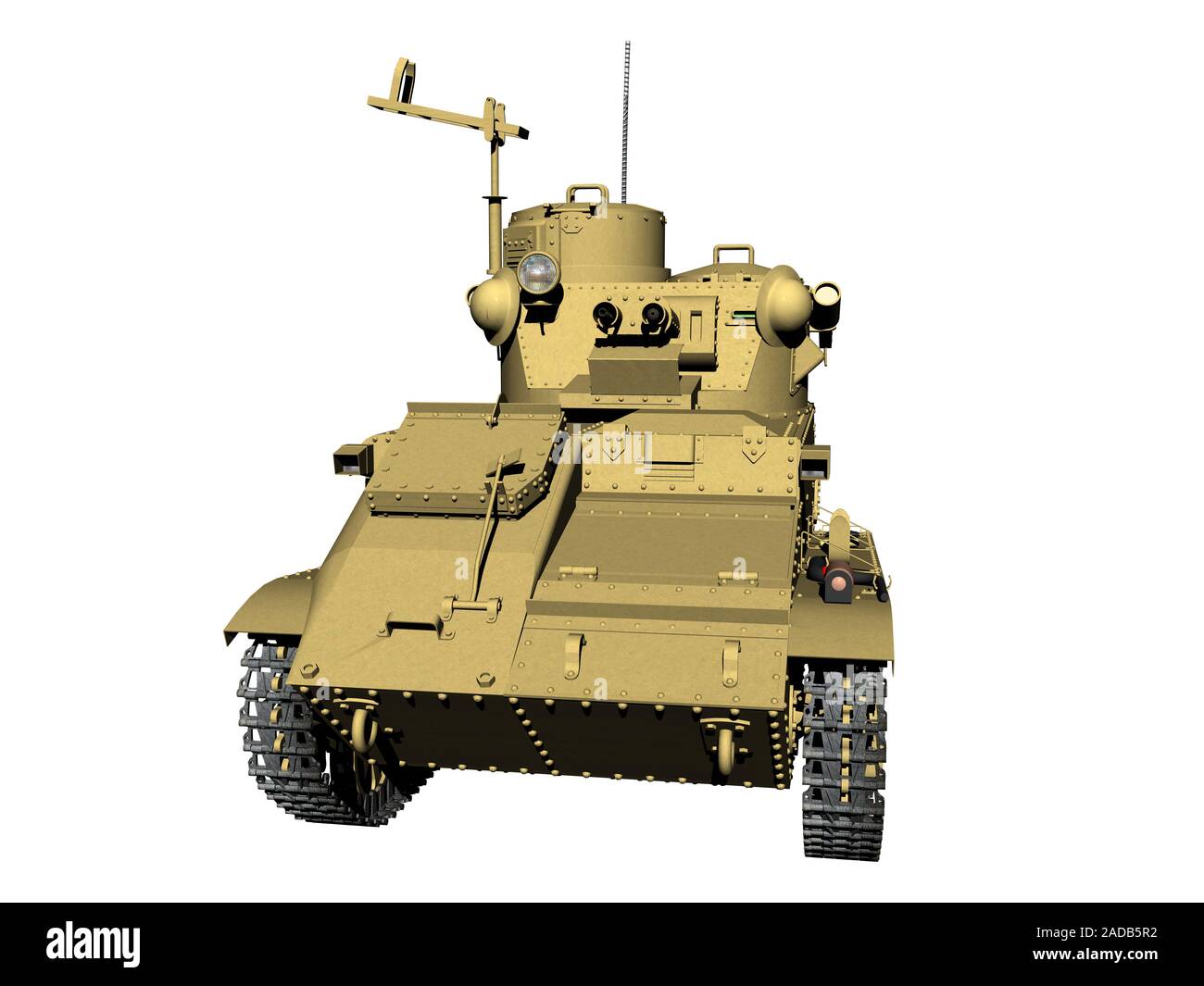 old Tank with turret Stock Photo - Alamy