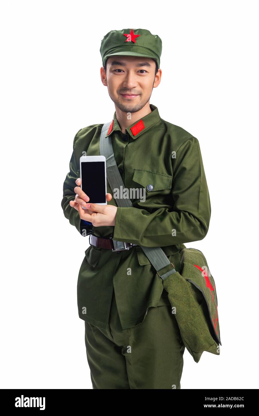 Young chinese men in military hi-res stock photography and images - Alamy