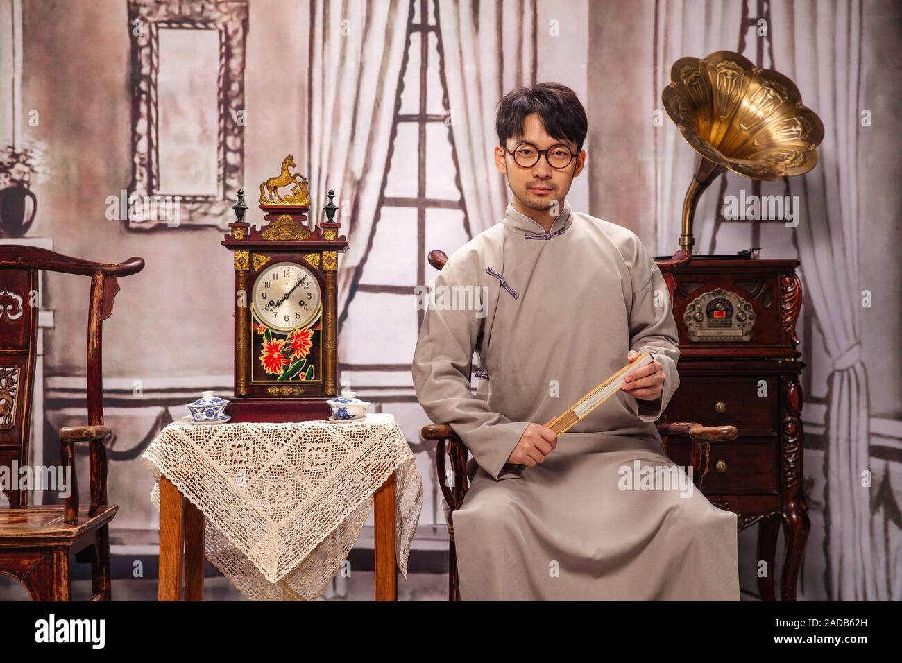 Young men to restore ancient ways Stock Photo - Alamy