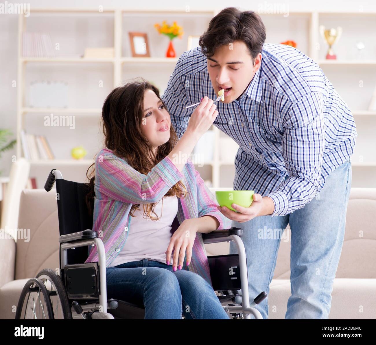 Taking care of each other hi-res stock photography and images - Alamy