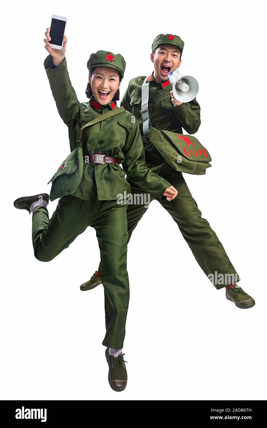 Happy youth, in uniform Stock Photo - Alamy