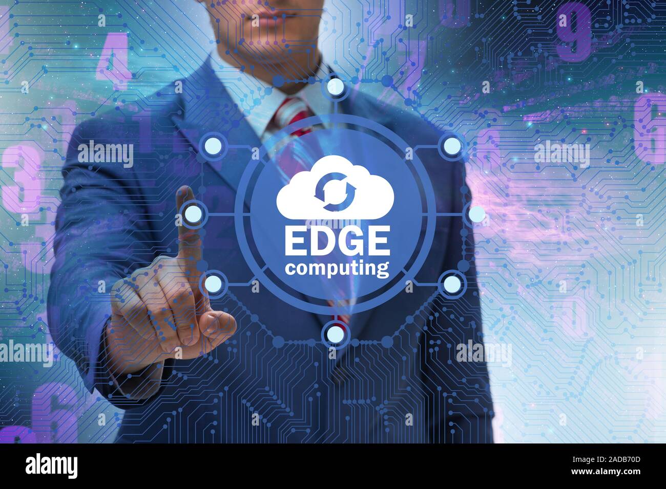 Fog and edge cloud computing concept Stock Photo - Alamy