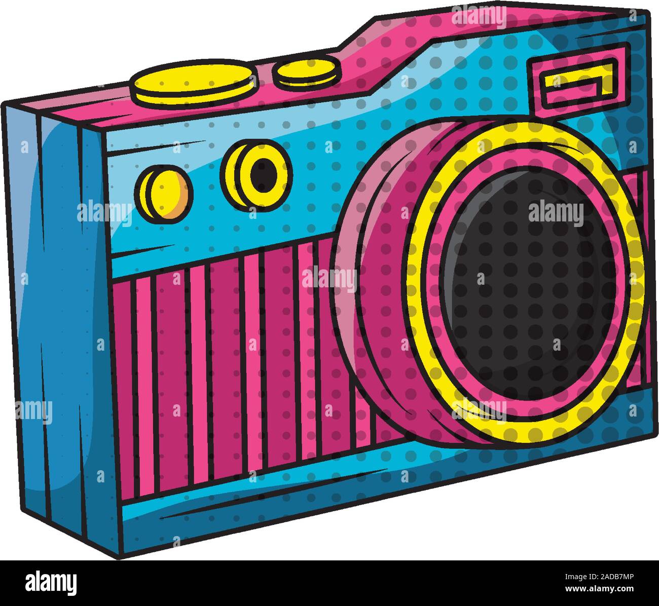 Camera pop art hi-res stock photography and images - Alamy