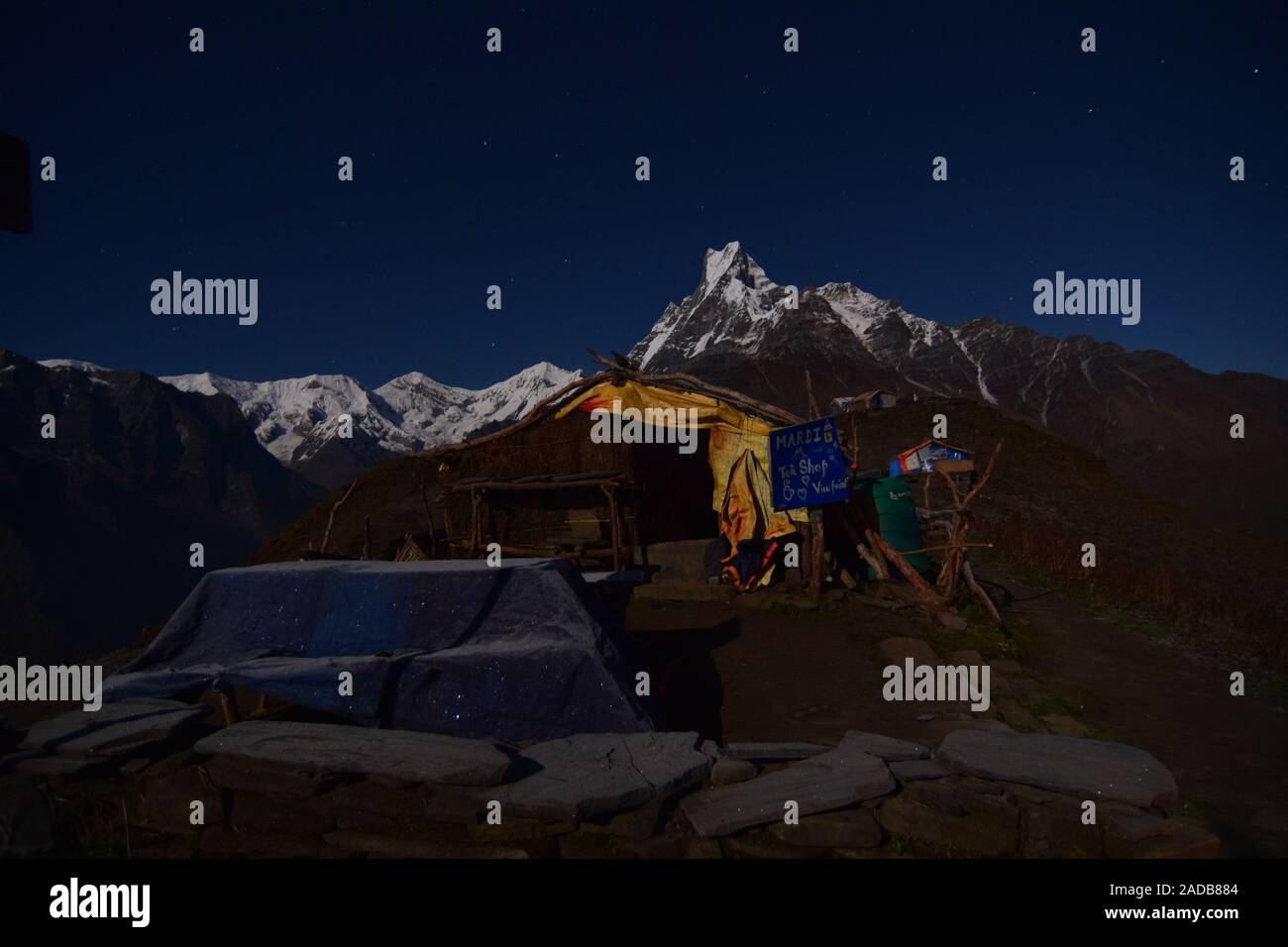 Mardi Himal Trek Nepal Stock Photo - Alamy
