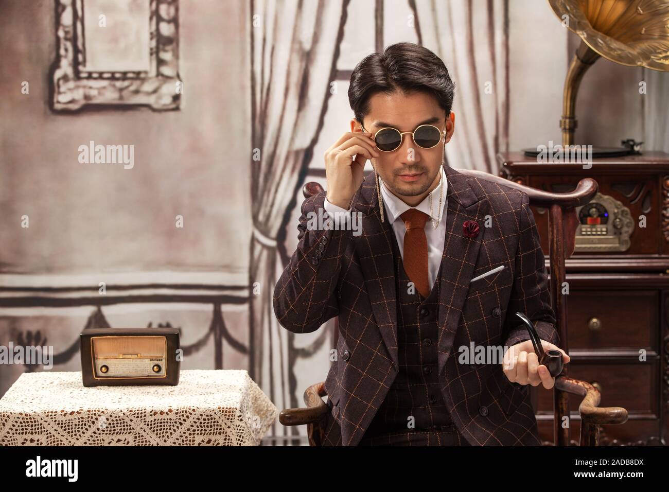 Young men to restore ancient ways Stock Photo - Alamy