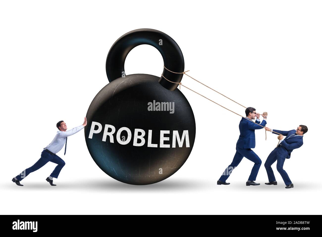 Solving an assignment Cut Out Stock Images & Pictures - Alamy