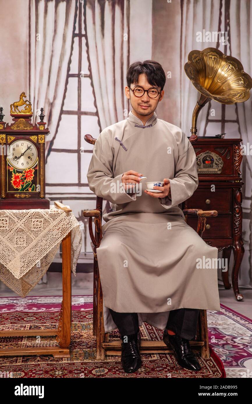 Young men to restore ancient ways Stock Photo - Alamy