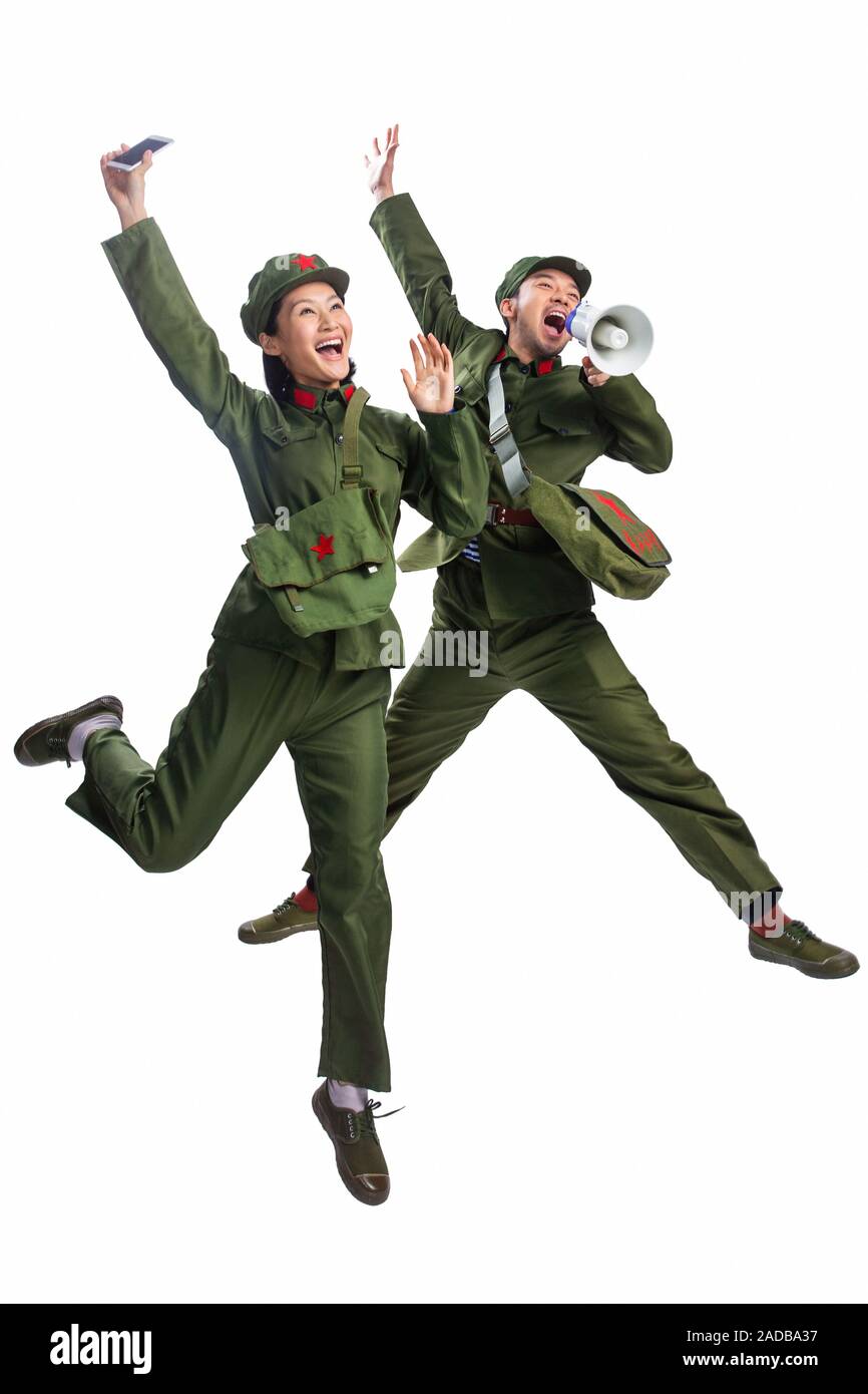 Happy youth, in uniform Stock Photo - Alamy