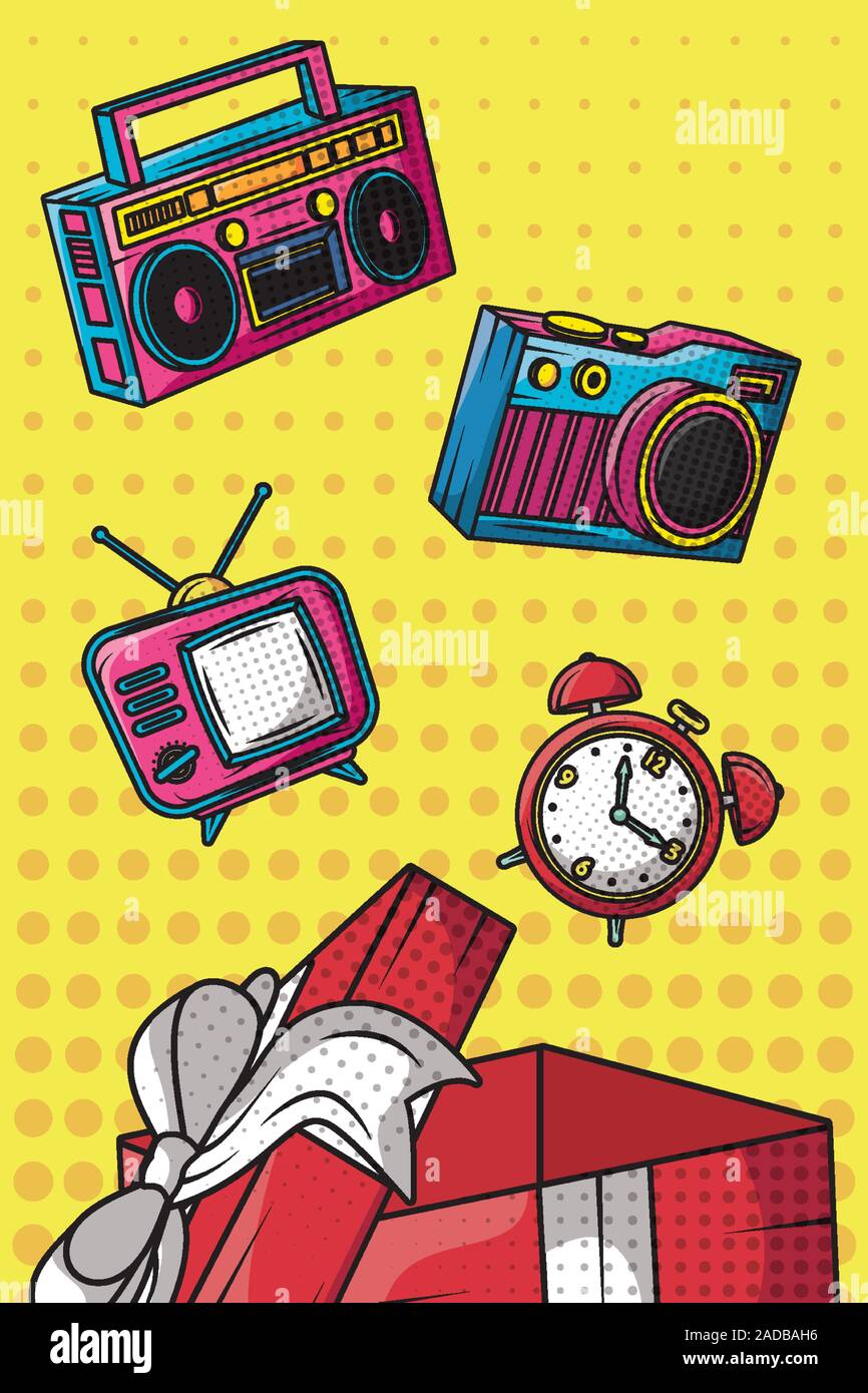 set of items pop art style Stock Vector Image & Art - Alamy