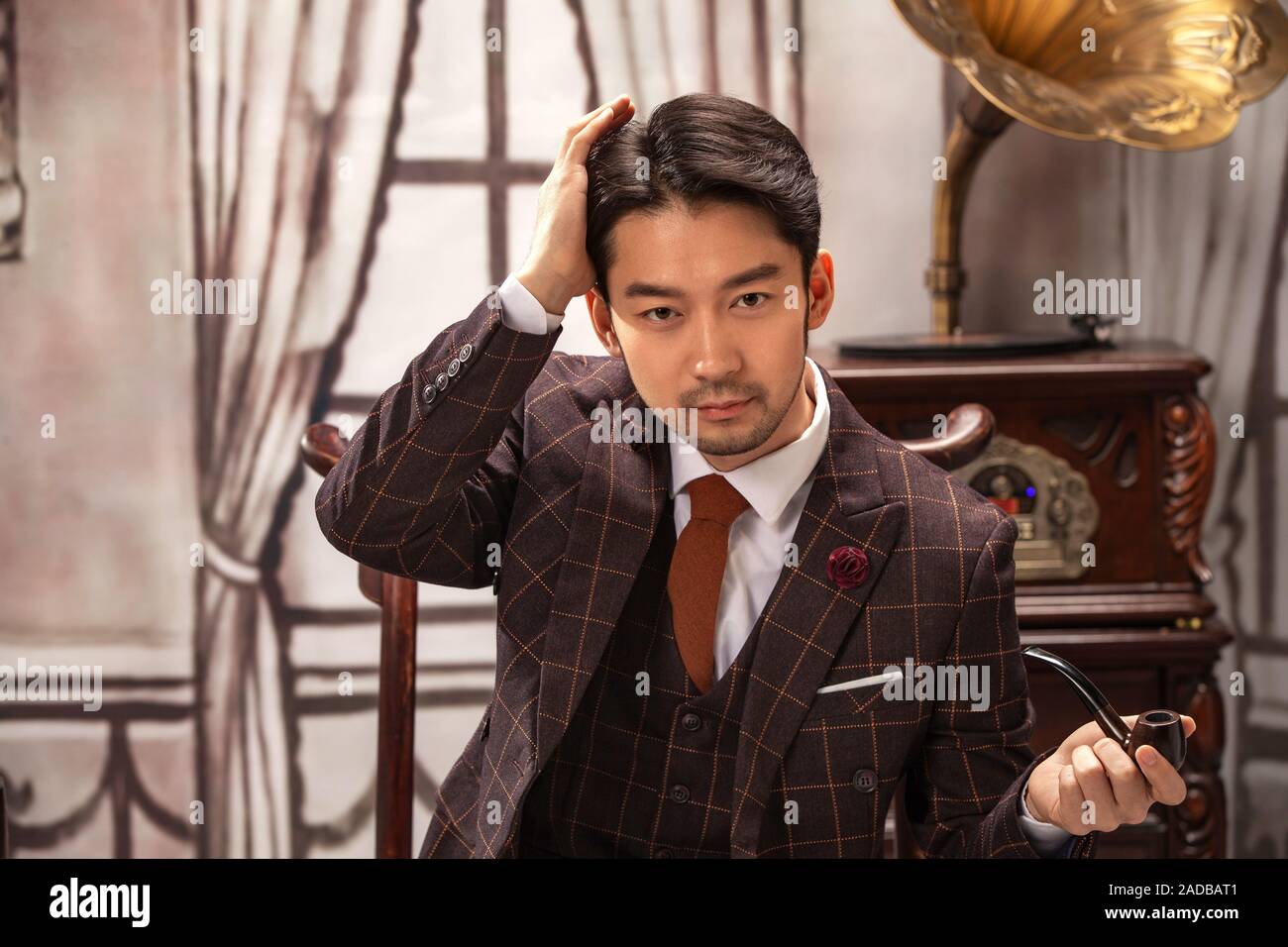 Young men to restore ancient ways Stock Photo - Alamy