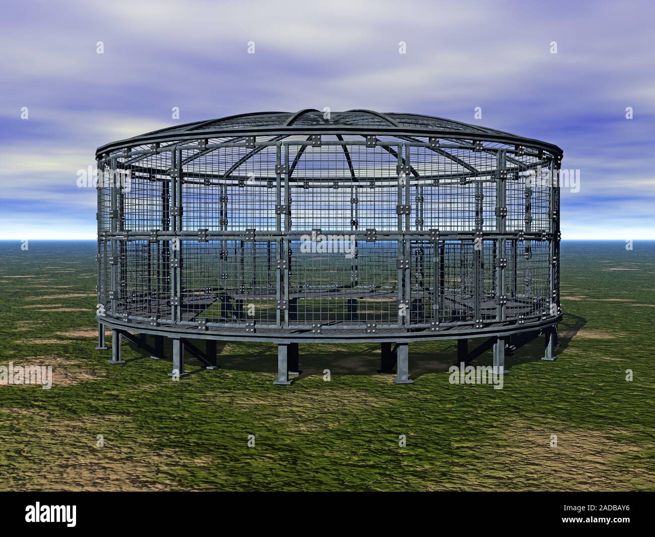 Steel cage hi-res stock photography and images - Alamy