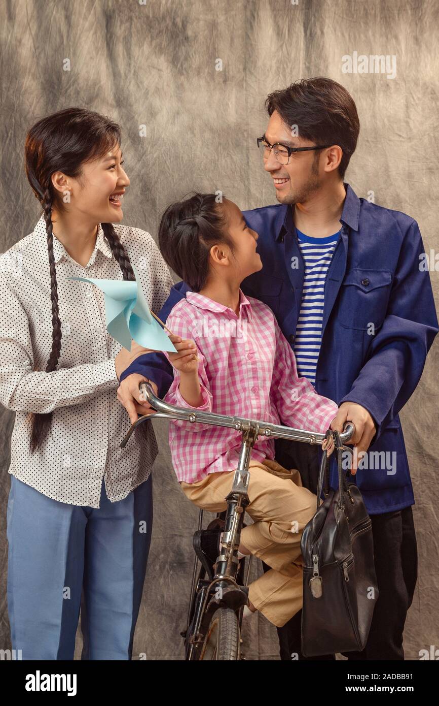 Retro family photos Stock Photo - Alamy