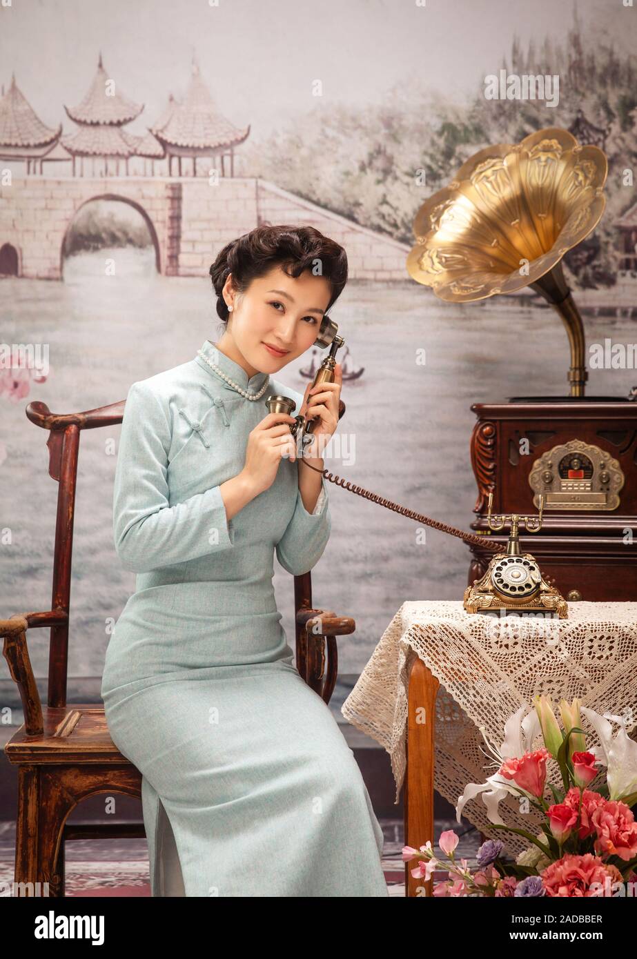 Call the classical beauty Stock Photo - Alamy