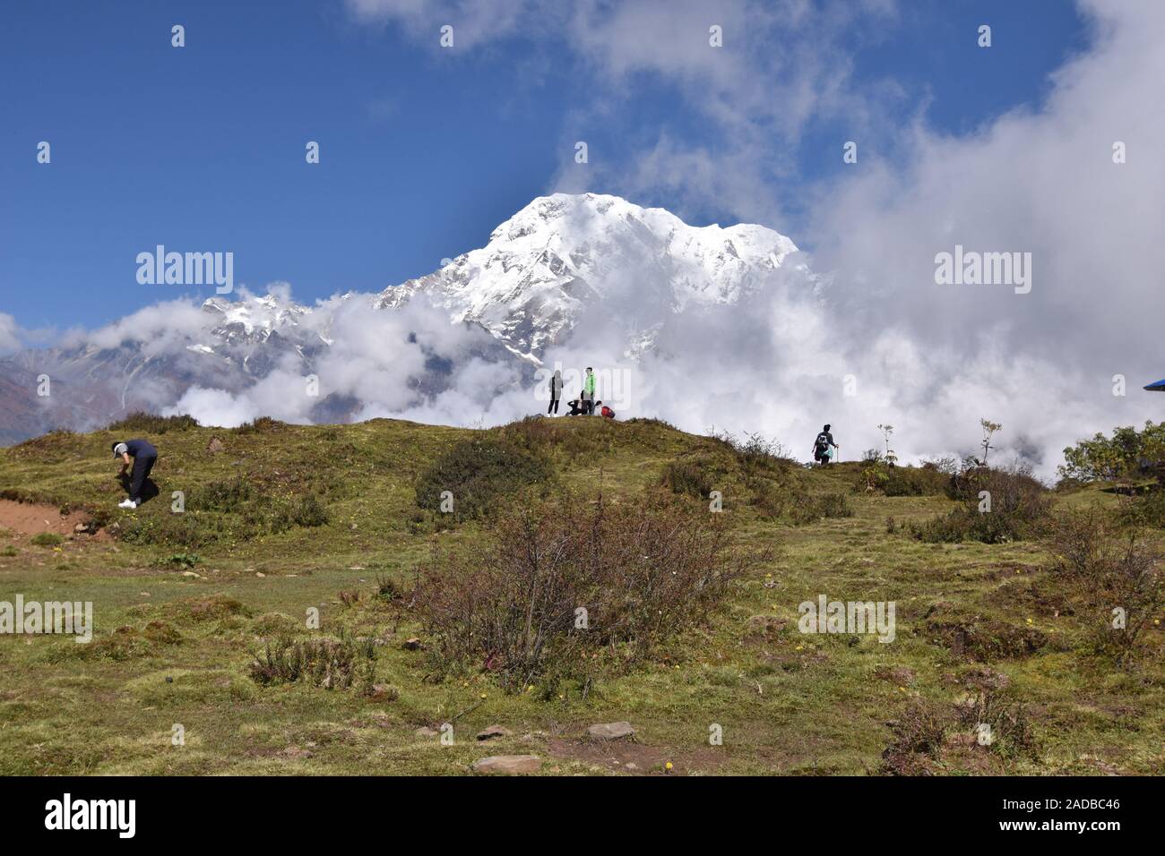 Mardi Himal Trek Nepal Stock Photo - Alamy