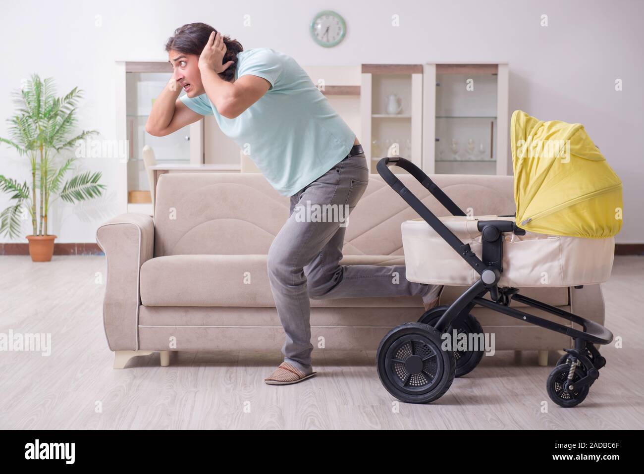 Man running after child hi-res stock photography and images - Alamy