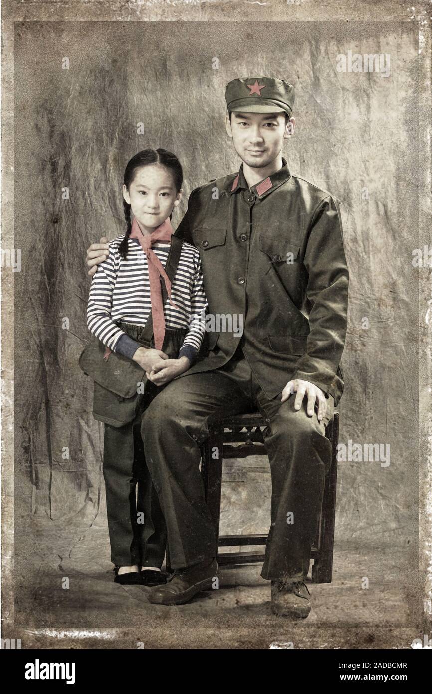 Happy father's old photos Stock Photo - Alamy