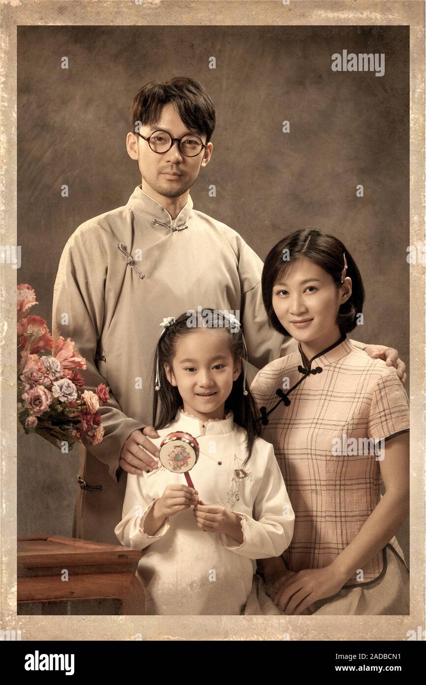 Happy old family photos Stock Photo - Alamy