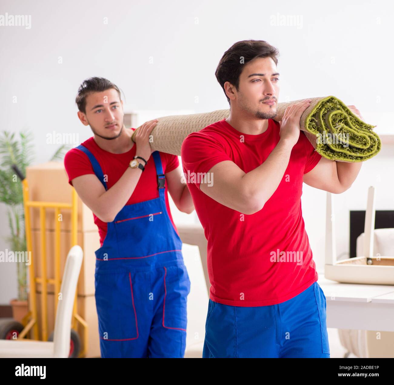 Warehouse employees carrying boxes hi-res stock photography and images ...