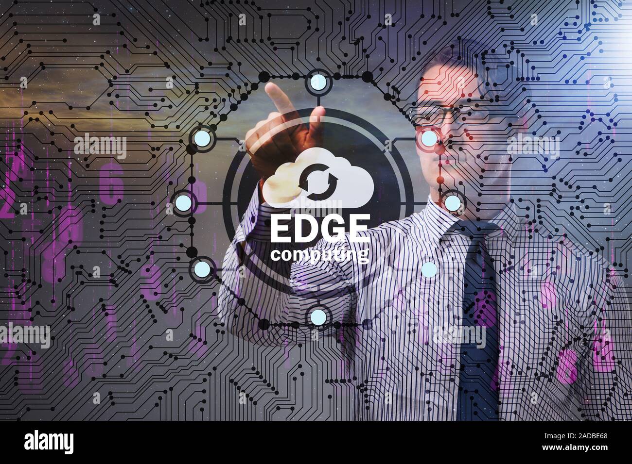 Fog and edge cloud computing concept Stock Photo - Alamy