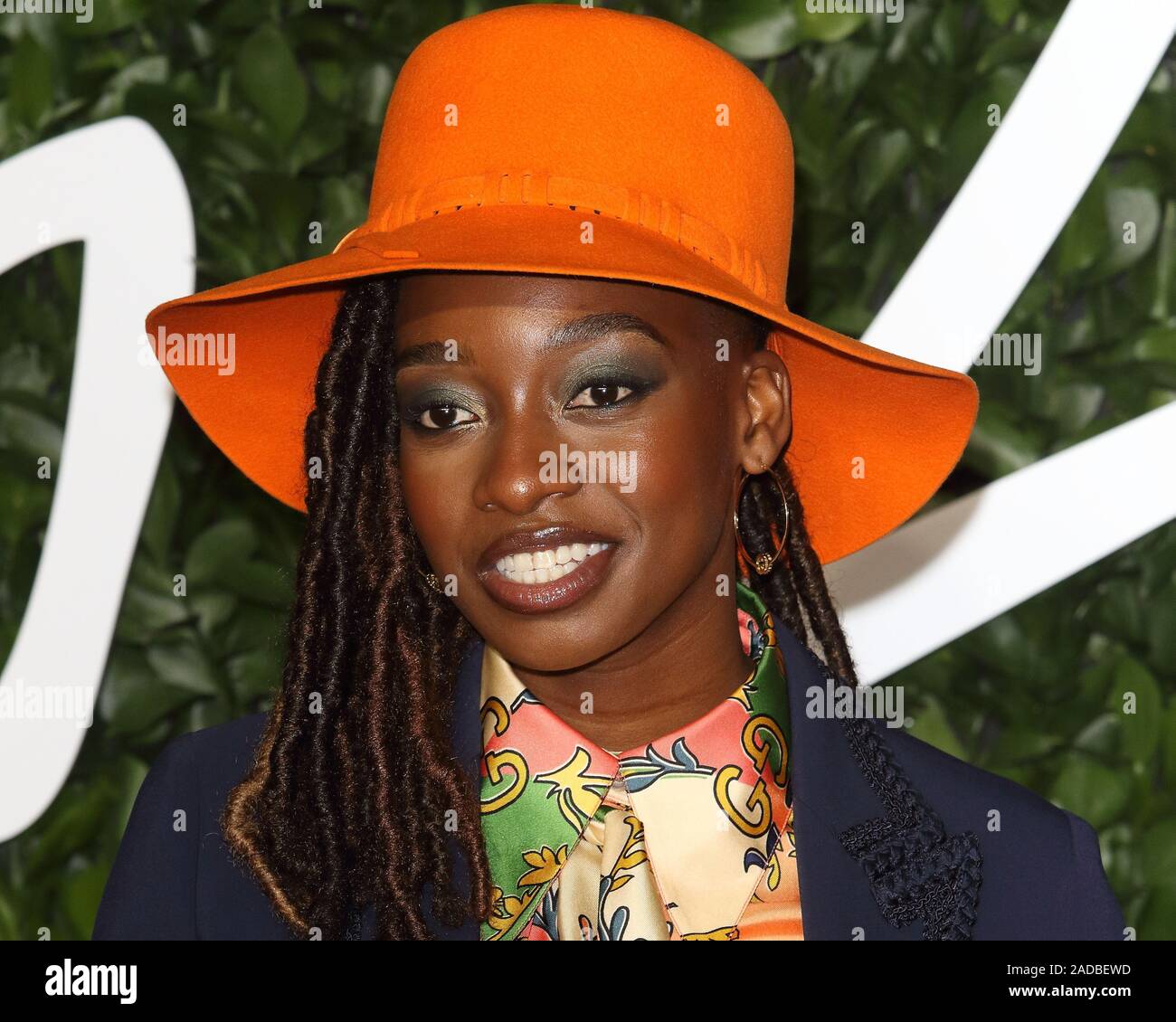 London, UK. 02nd Dec, 2019. Little Simz on the red carpet during The ...