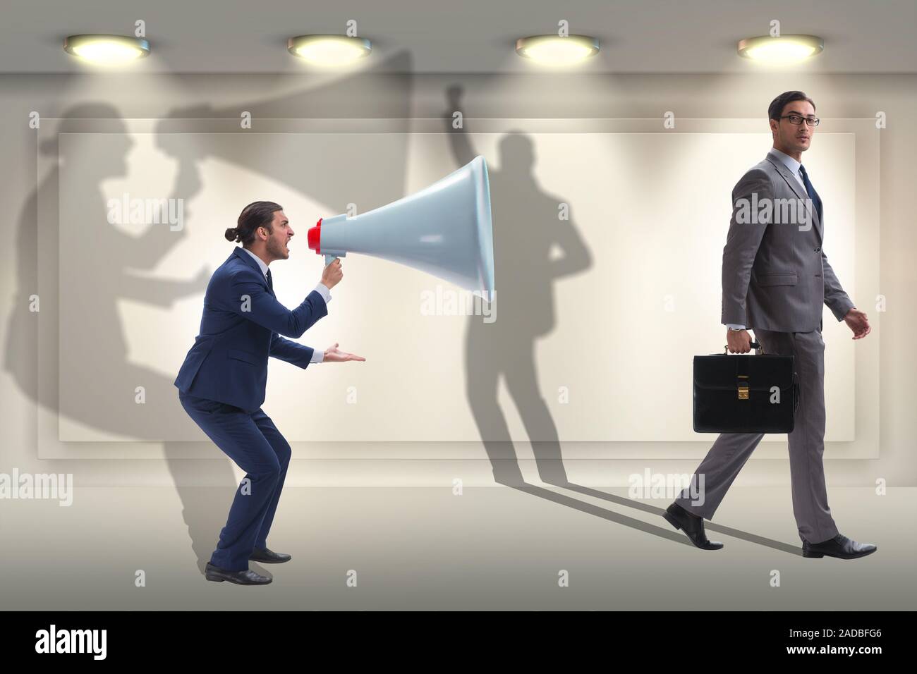 Loudspeaker arguing hi-res stock photography and images - Alamy