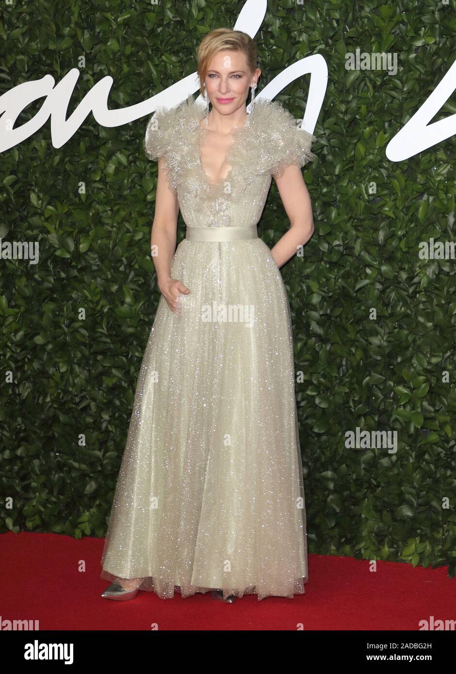 London, UK. 02nd Dec, 2019. Cate Blanchett on the red carpet during The ...