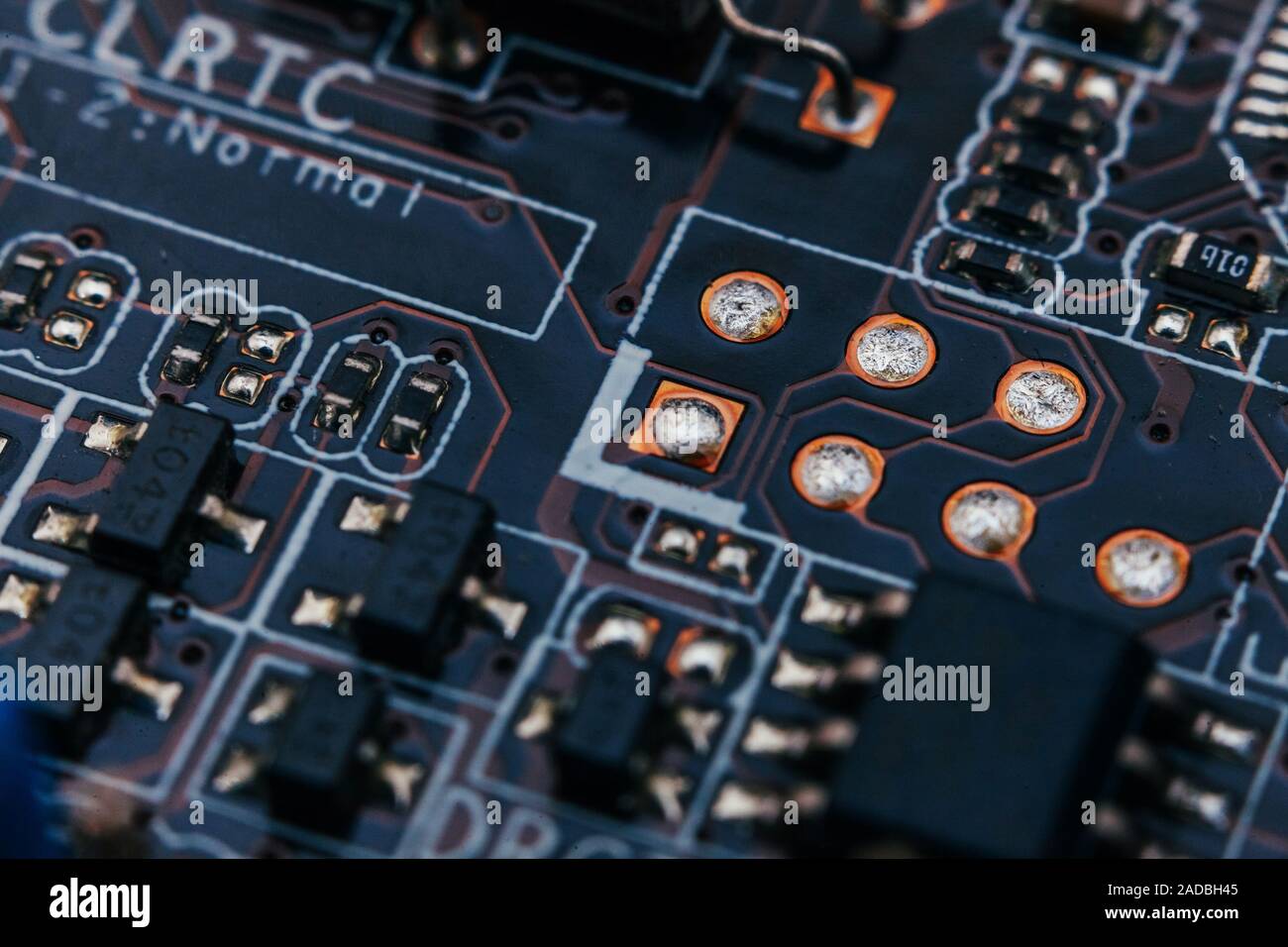 Circuit board repair. Electronic hardware modern technology ...