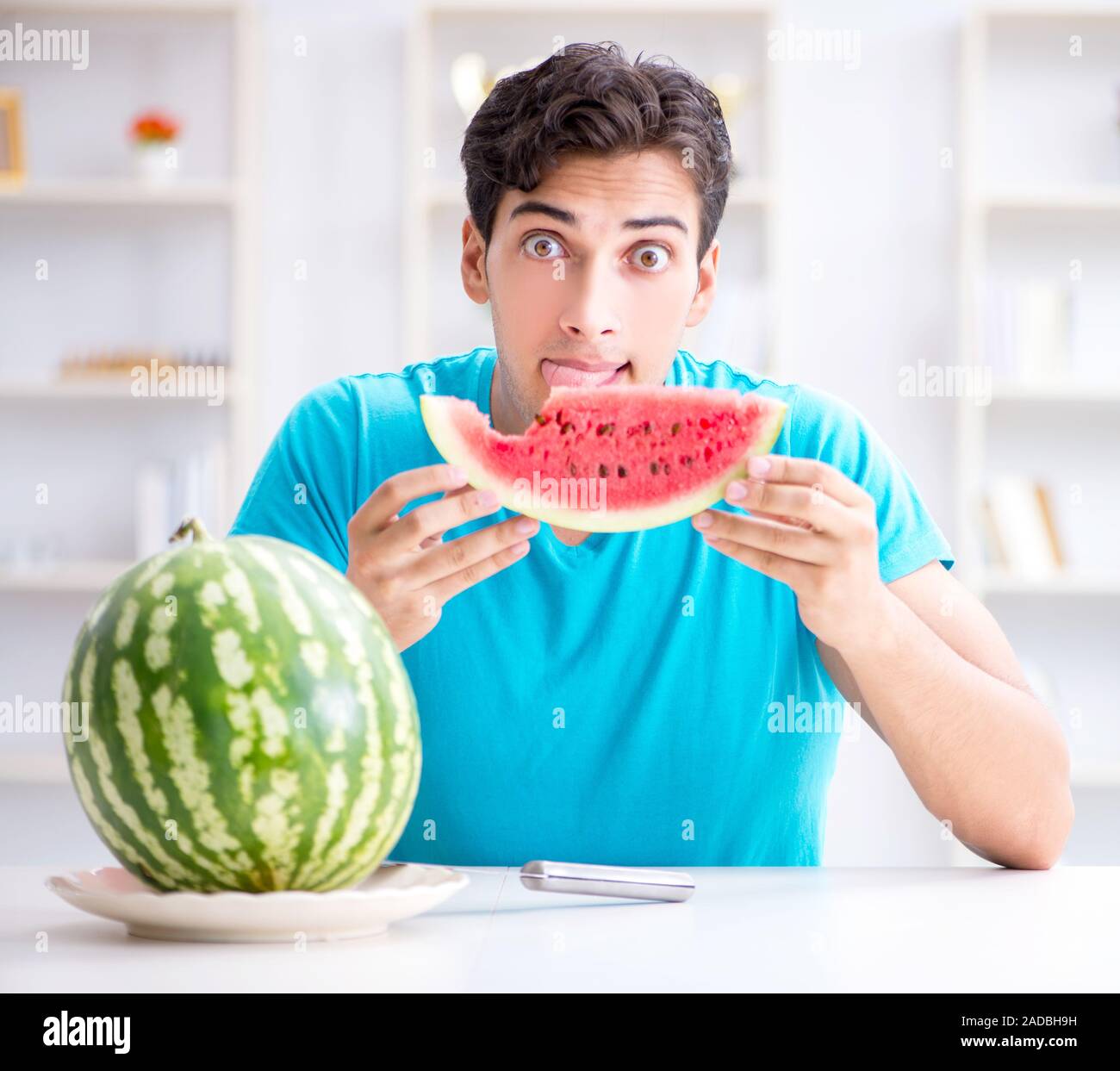 Surprised watermelon hi-res stock photography and images - Alamy