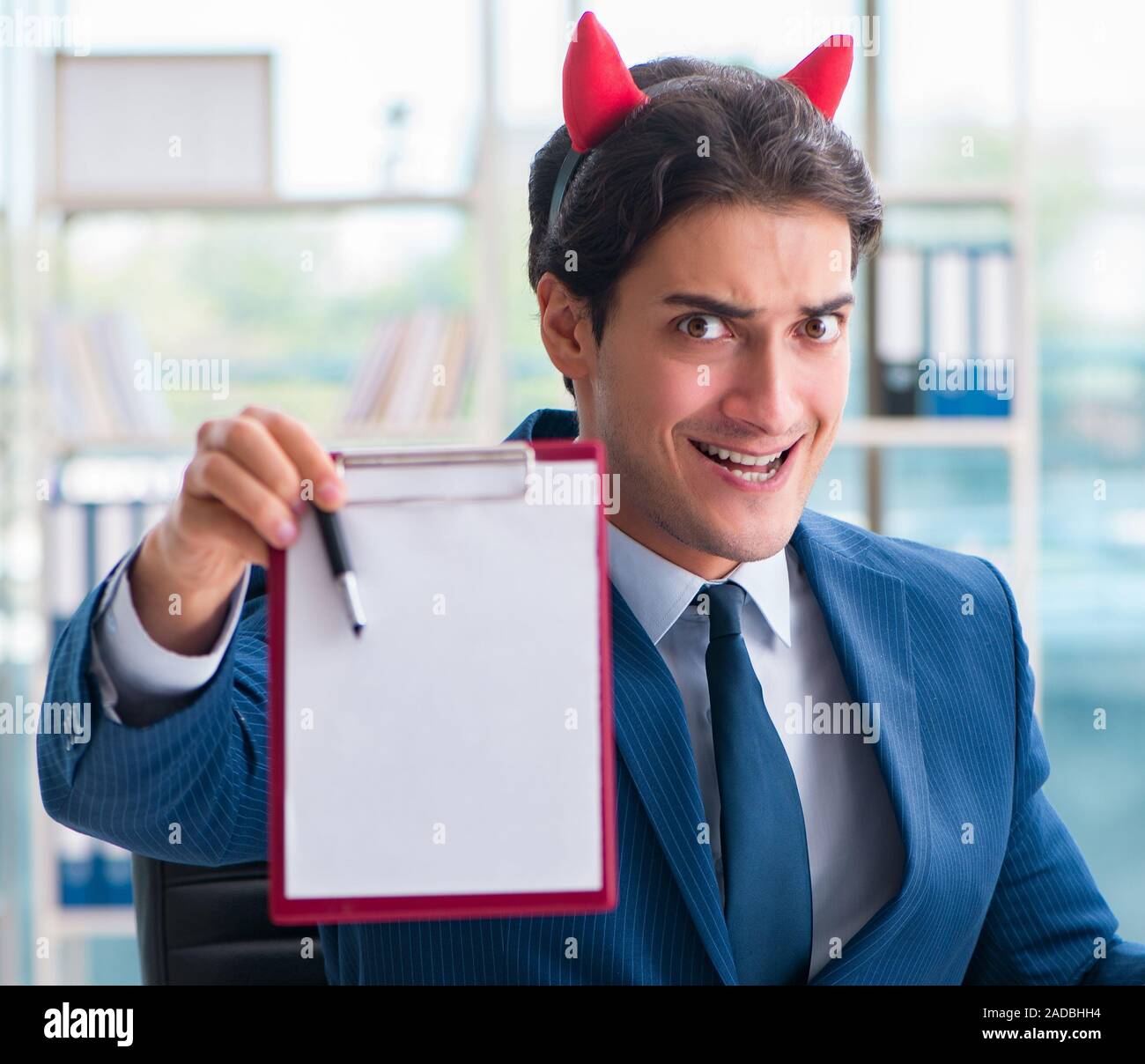 Devil office hi-res stock photography and images - Alamy