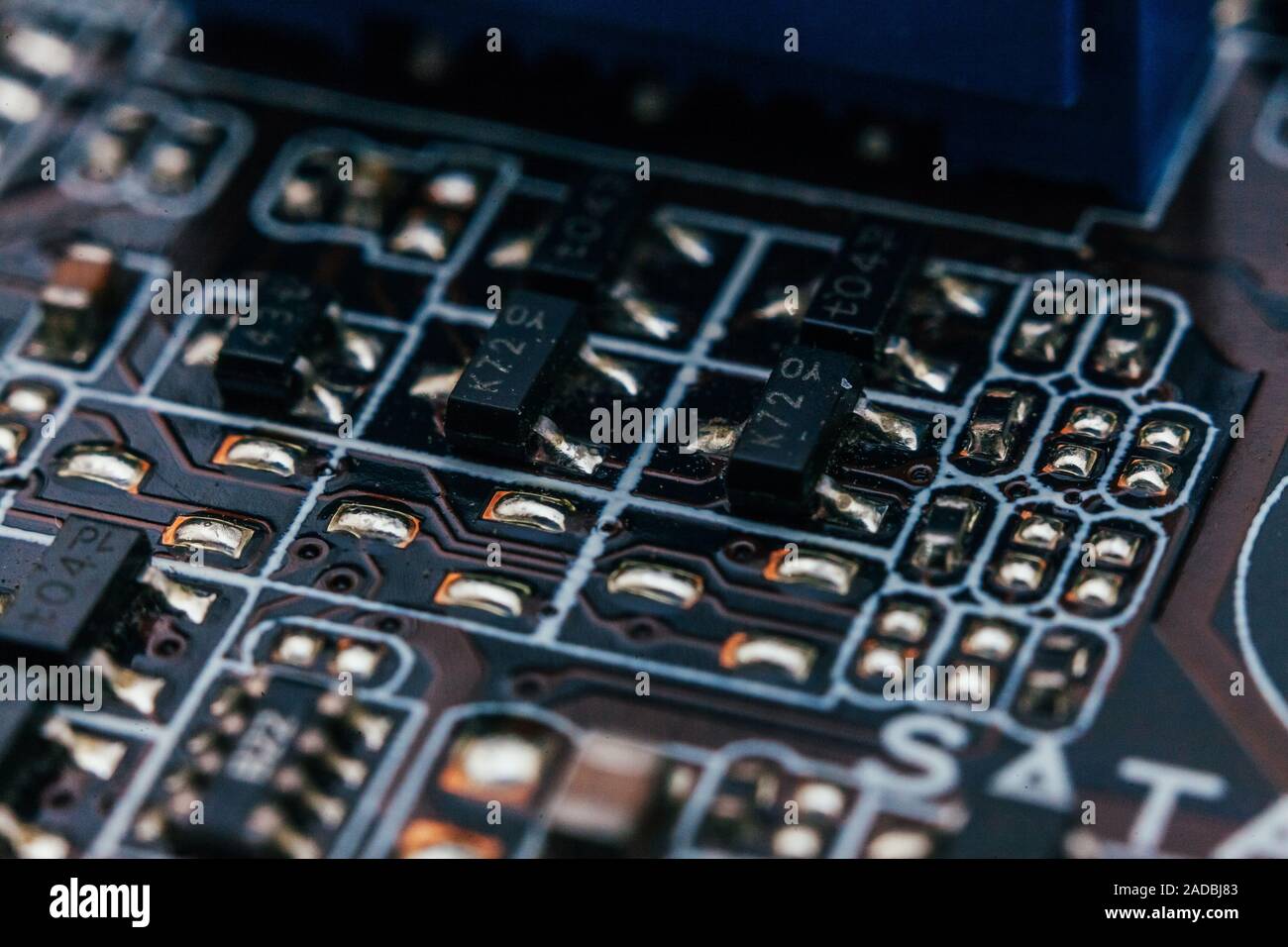 Circuit board repair. Electronic hardware modern technology ...
