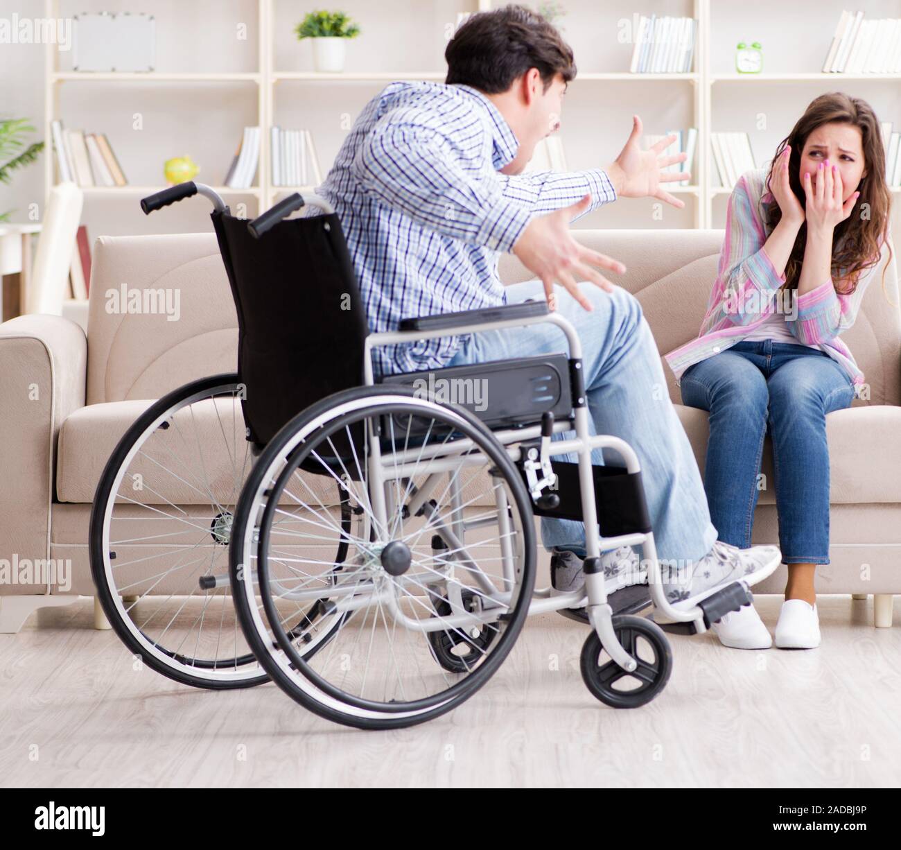 Family stress disabled hi-res stock photography and images - Alamy