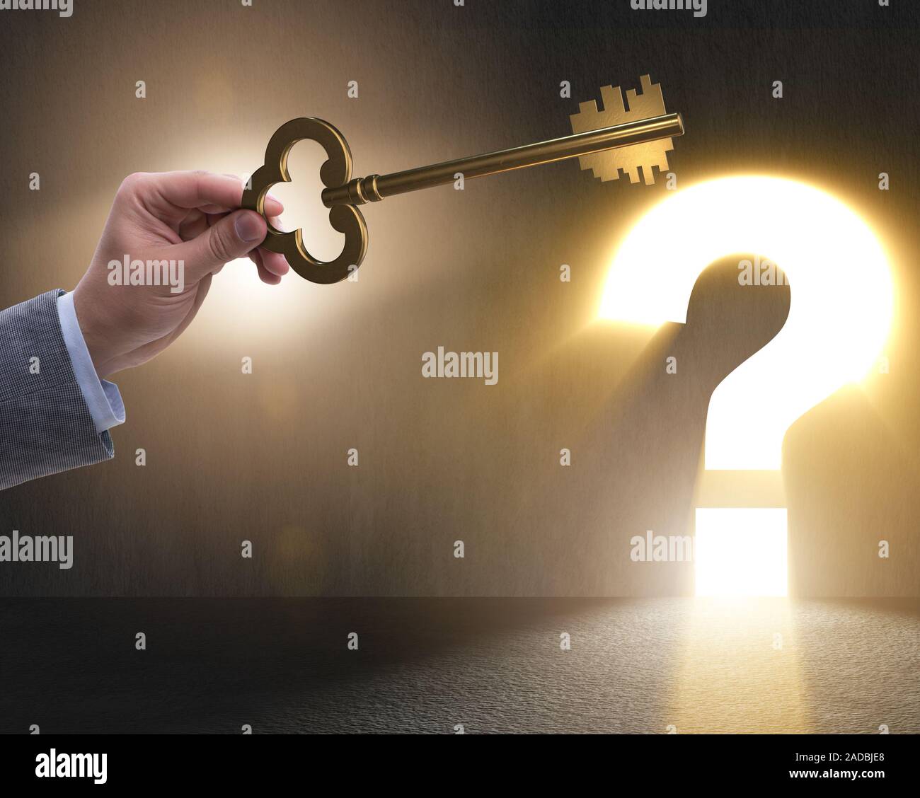 Concept with key to success illustration Stock Photo - Alamy